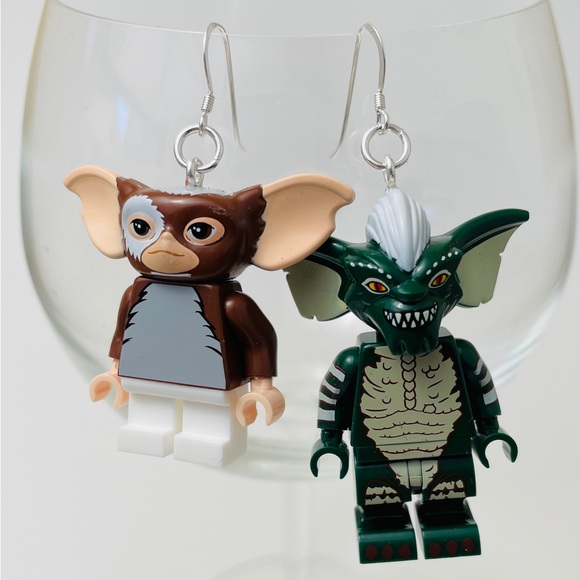 Hand Crafted | Jewelry | Gremlins Earrings Sterling Hooks Gizmo Stripe ...